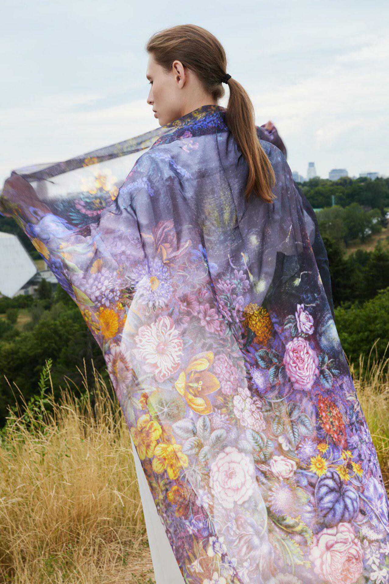 Шовкова хустка “Цар колос” велика